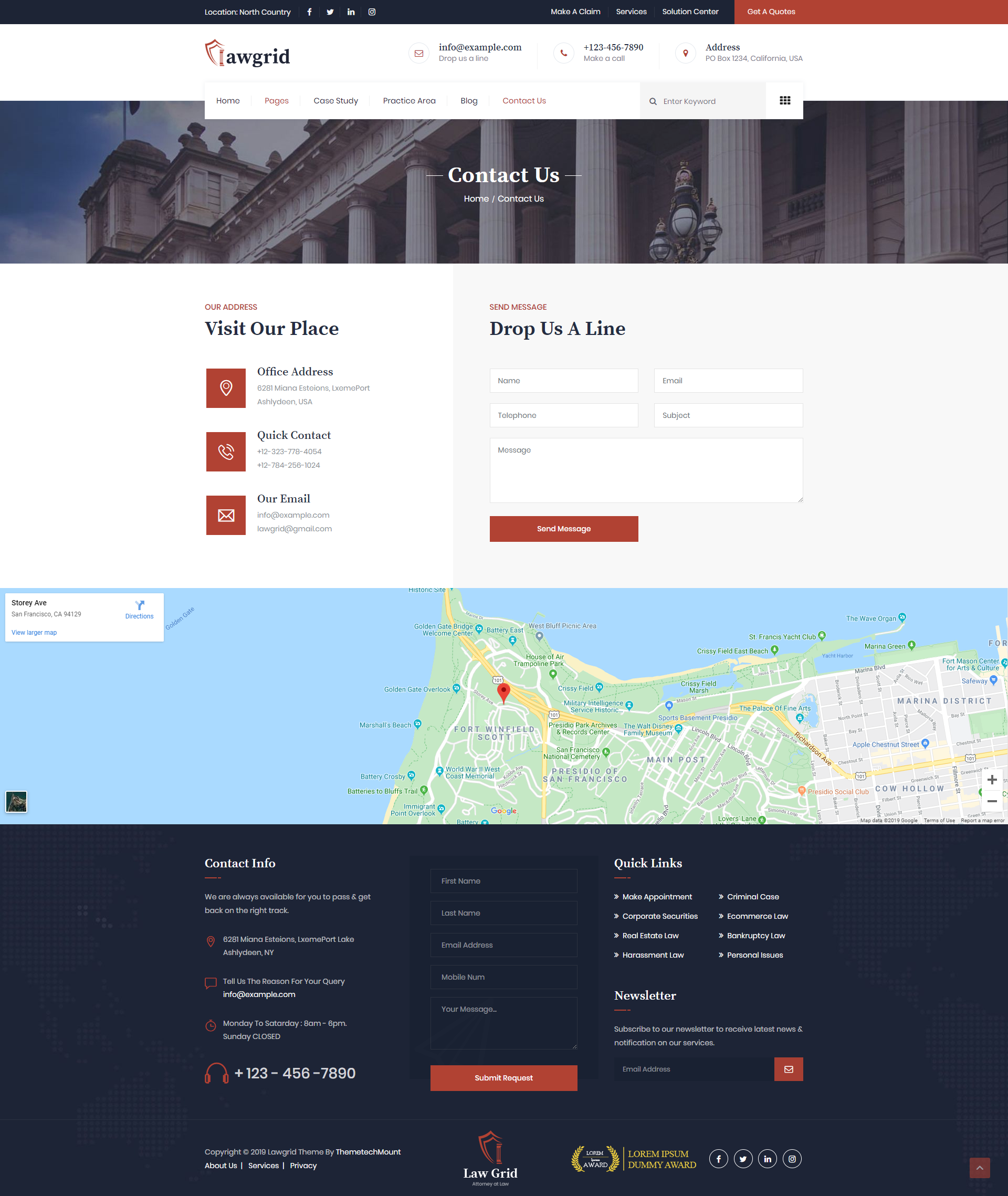 Lawgrid - Lawyer & Attorney WordPress Theme by ThemetechMount | ThemeForest